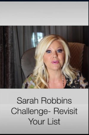 Sarah Robbins Weekly Network Marketing Challenge
